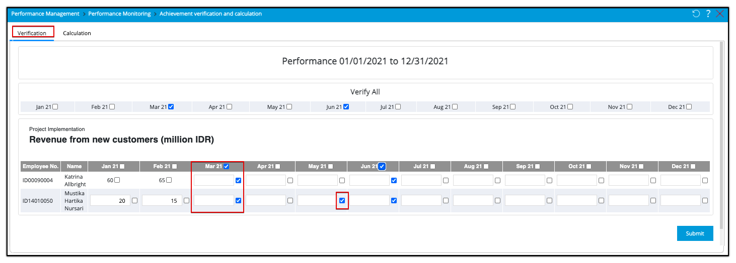 There are Verification and Calculation tab on this page. Follow these ...