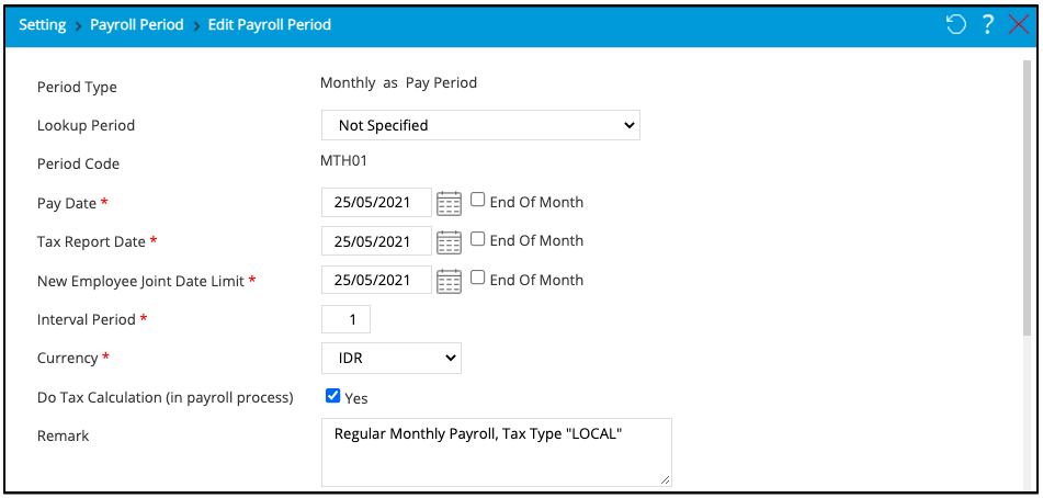 add payroll period